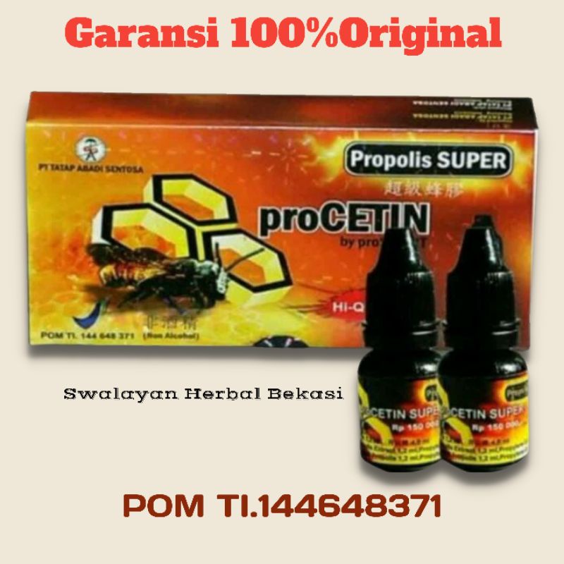 Jual Propolis Procetin Prosmart Super Original isi 5 botol 6ml | Shopee ...