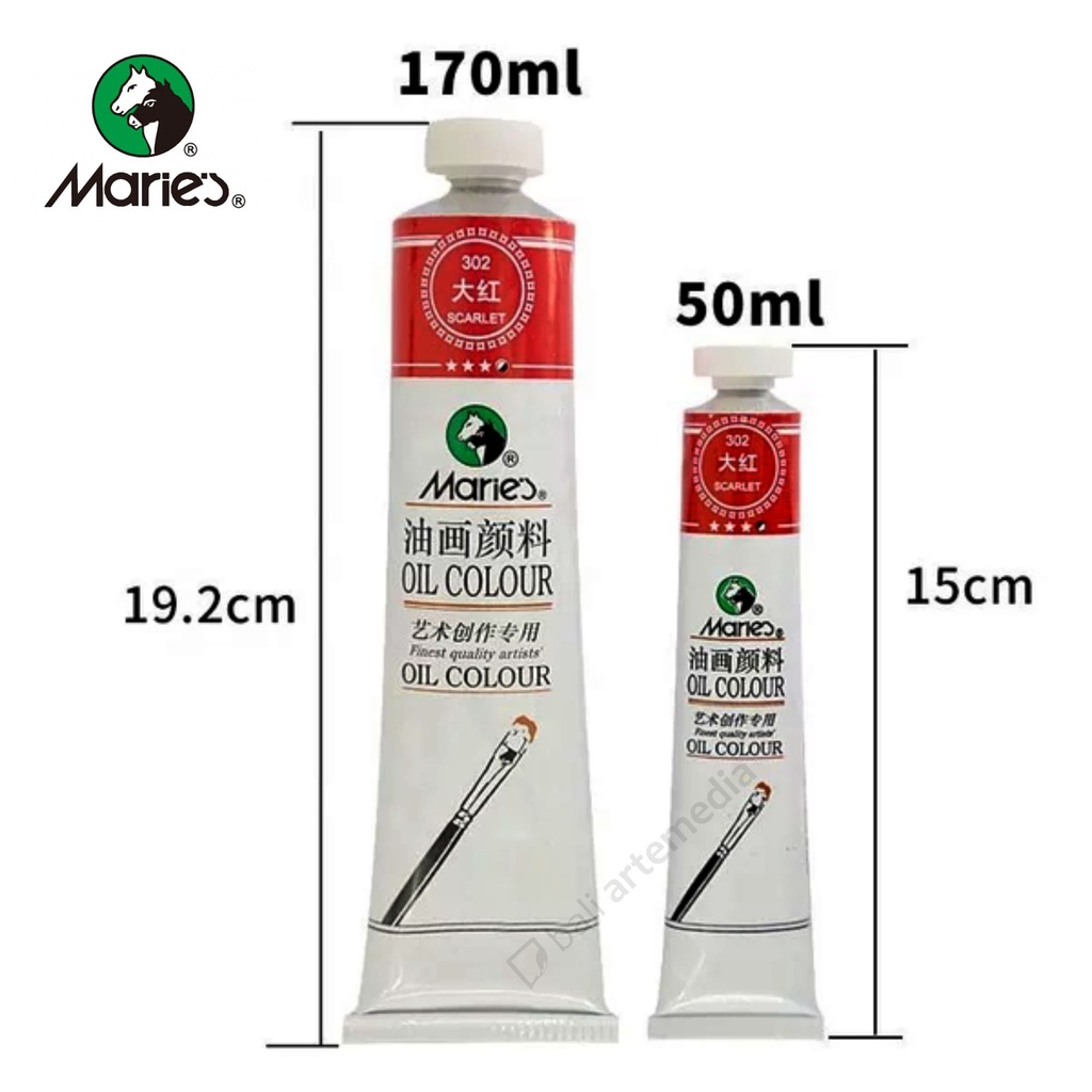 Jual Maries Oil Colour Paint 50ml / 170ml Part 1/5 | Shopee Indonesia