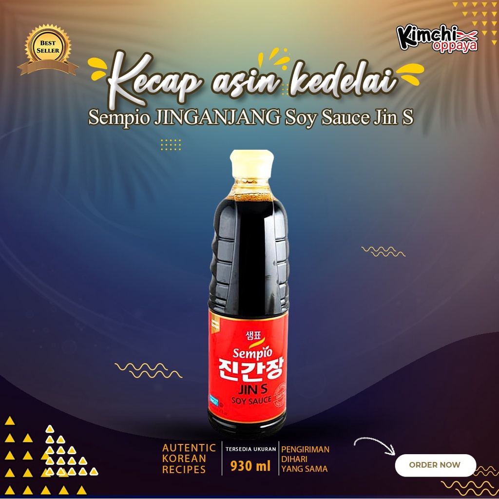 Jual Sempio Jinganjang 860Ml Soy Jin S Kecap Asin Kedelai Korea ...