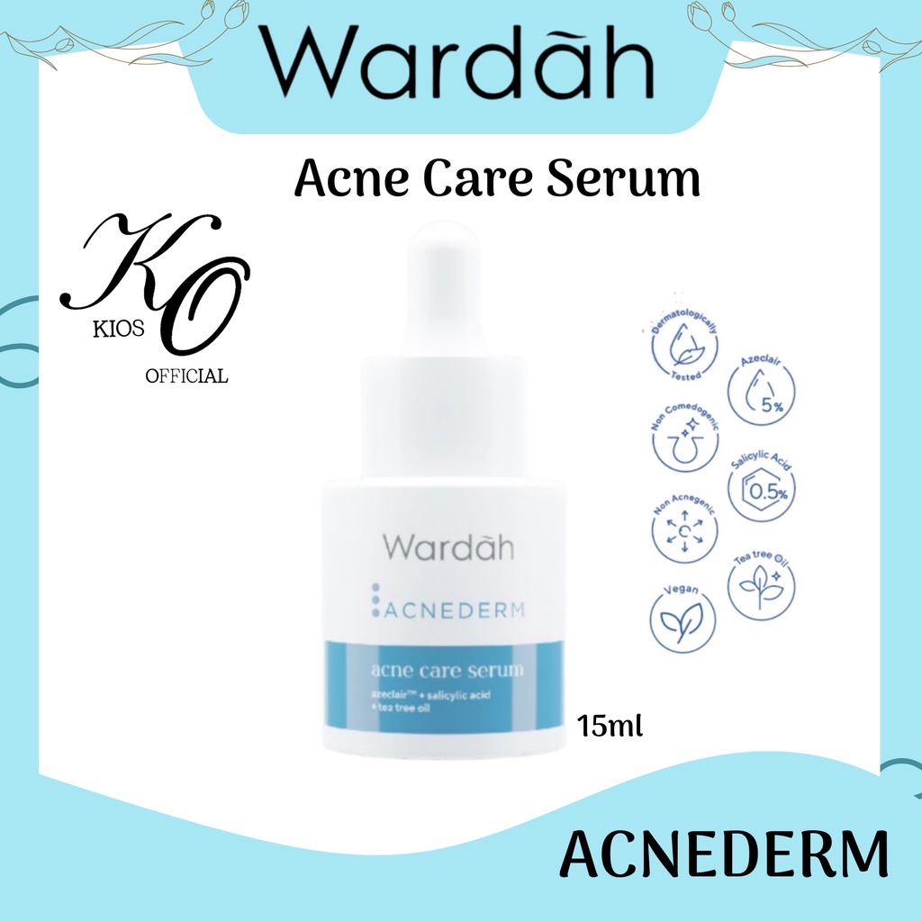 Jual Wardah Acnederm Acne Care Serum 15ml | Serum Jerawat | Shopee ...