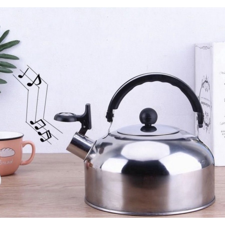 Jual Teko Siul Teko Bunyi Teko Air 3 Liter Ceret Whistling Kettle ...