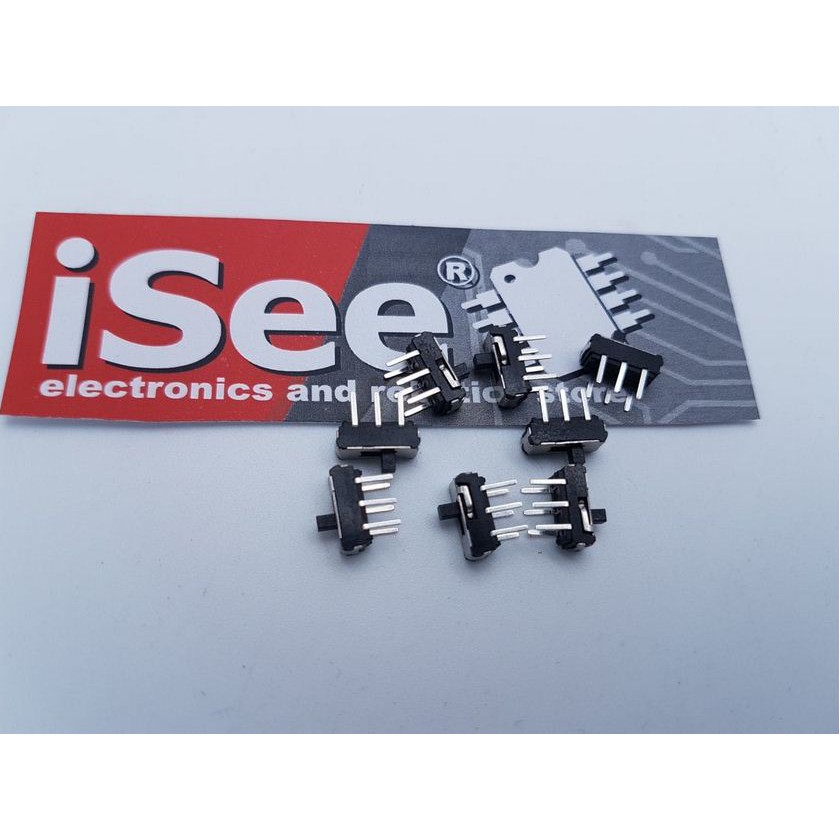 Jual toggle switch 6p 6pin 6 p pin MSS22D18 vertical DIP 2P2T saklar ...