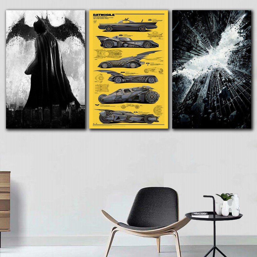 Jual Hiasan Dinding Poster Kayu BATMAN [20X30] Wall Decor Pajangan ...