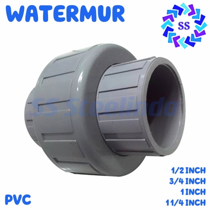 Jual WATERMUR SAMBUNGAN PIPA POLOS PVC | Shopee Indonesia