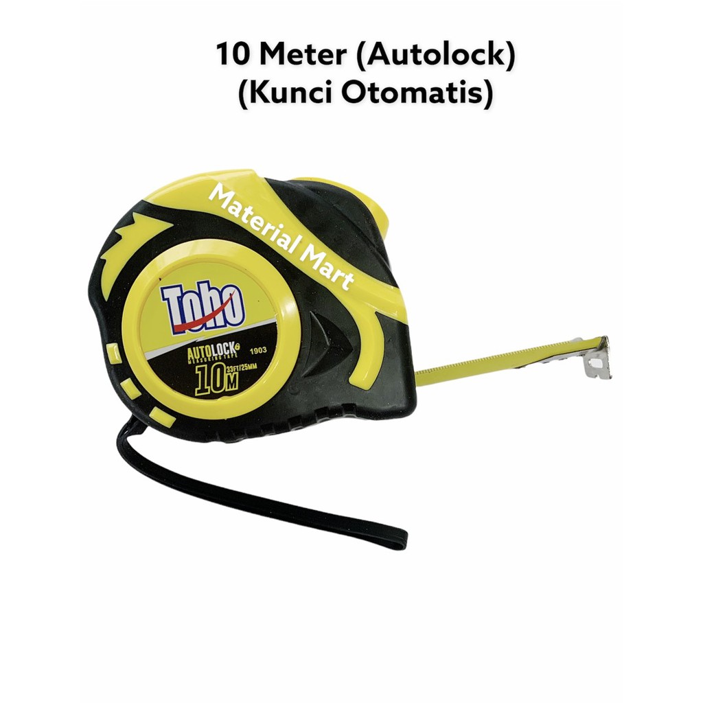 Jual Meteran TOHO 10M Autolock Premium | Alat Ukur 10 Meter | Meteran ...