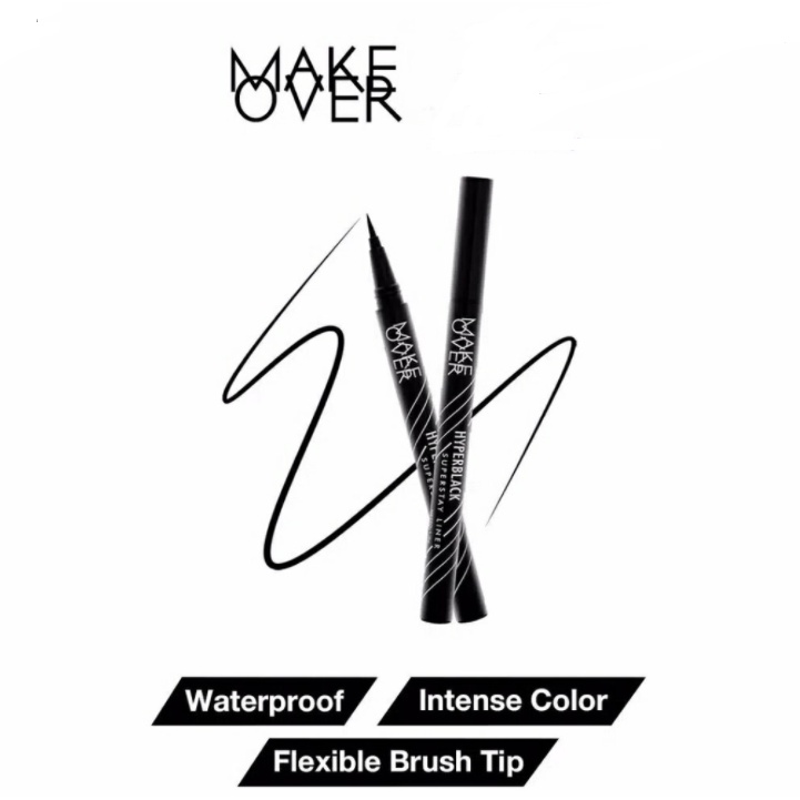Jual MAKEOVER HYPER BLACK SUPERSTAY LINER / MAKE OVER EYELINER SPIDOL 1 ...