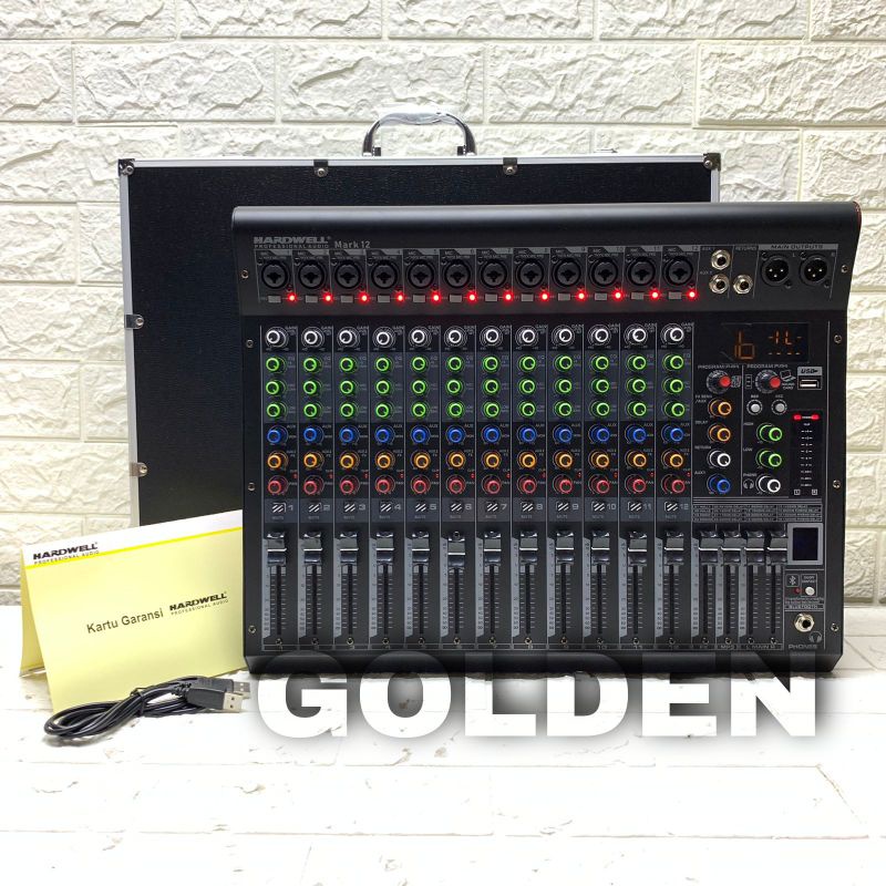 Jual Mixer Hardwell Mark 12 Original 12 Channel Bluetooth - USB Interface | Shopee Indonesia