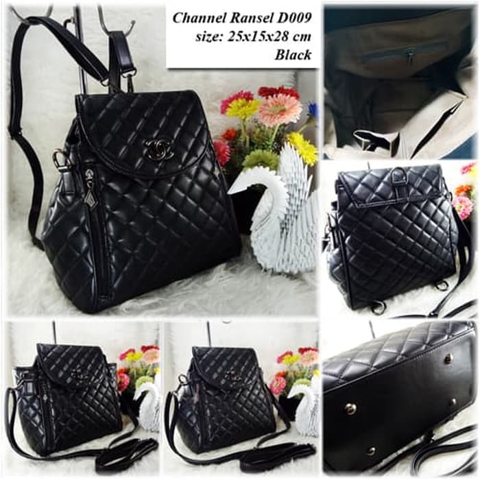 Jual PROMO!! Chan nel Ransel D009 | Shopee Indonesia