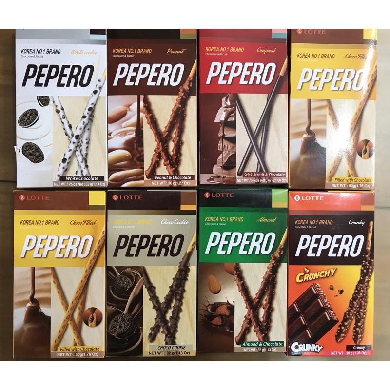 Jual Pepero Stik Korea Lotte Line Friends Series Almond Peanut