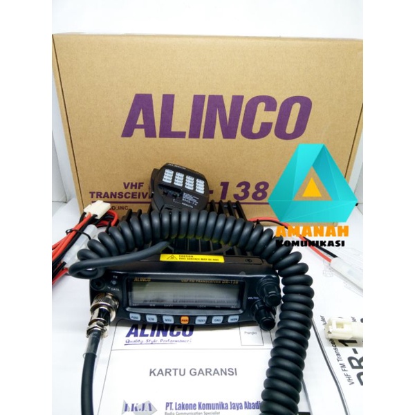 Jual Radio Rig Alinco DR 138 Vhf 60 wattoriginal murah Promo | Shopee Indonesia