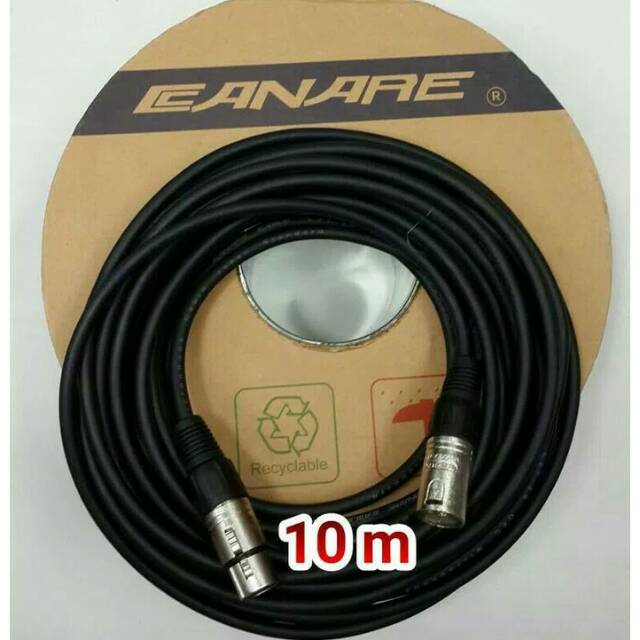 Jual Kabel audio cable mic XLR male to XLR female kabel mic 10m | Shopee Indonesia