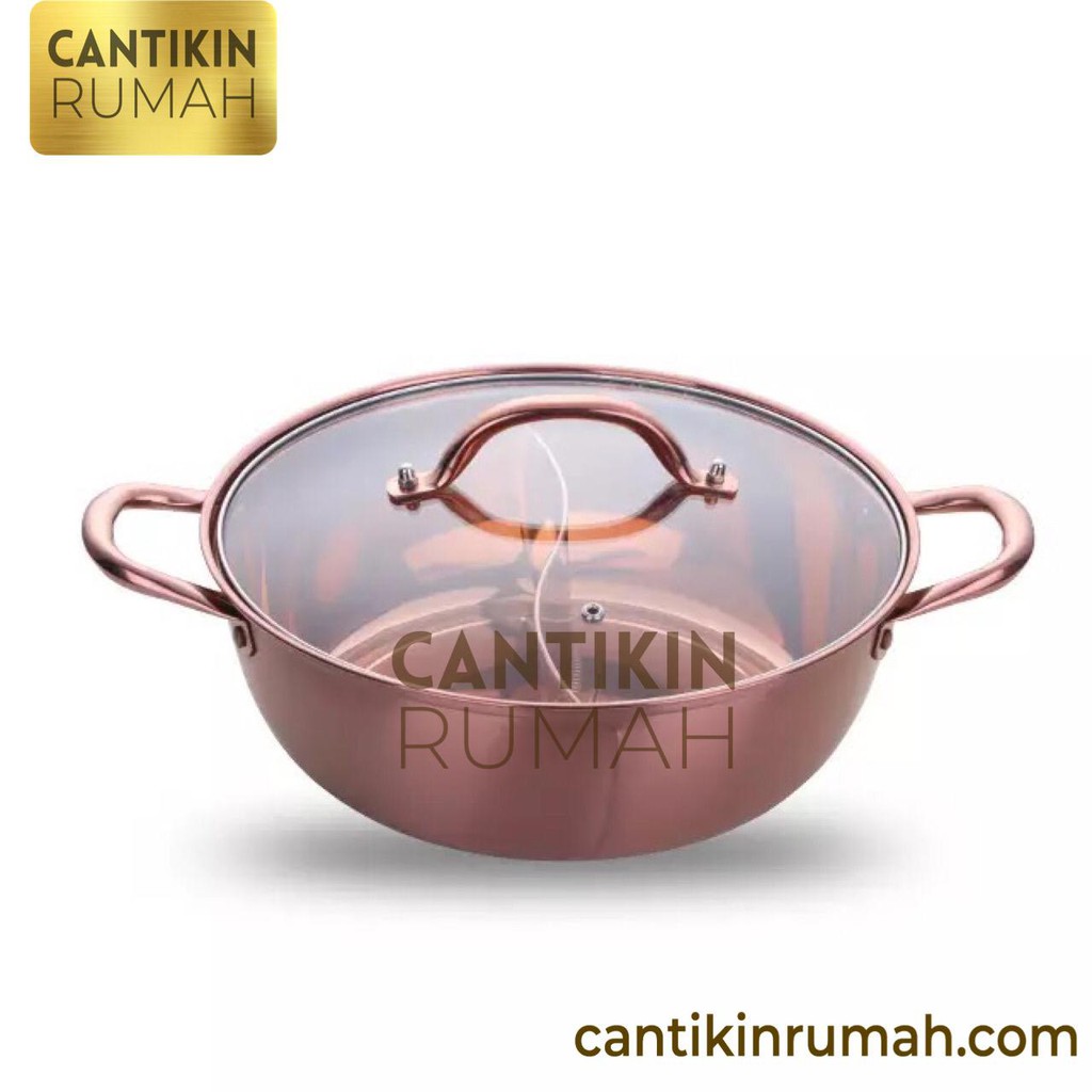 Jual PANCI HOT POT PREMIUM STAINLESS DIVIDED SEKAT TENGAH STEAMBOAT ...
