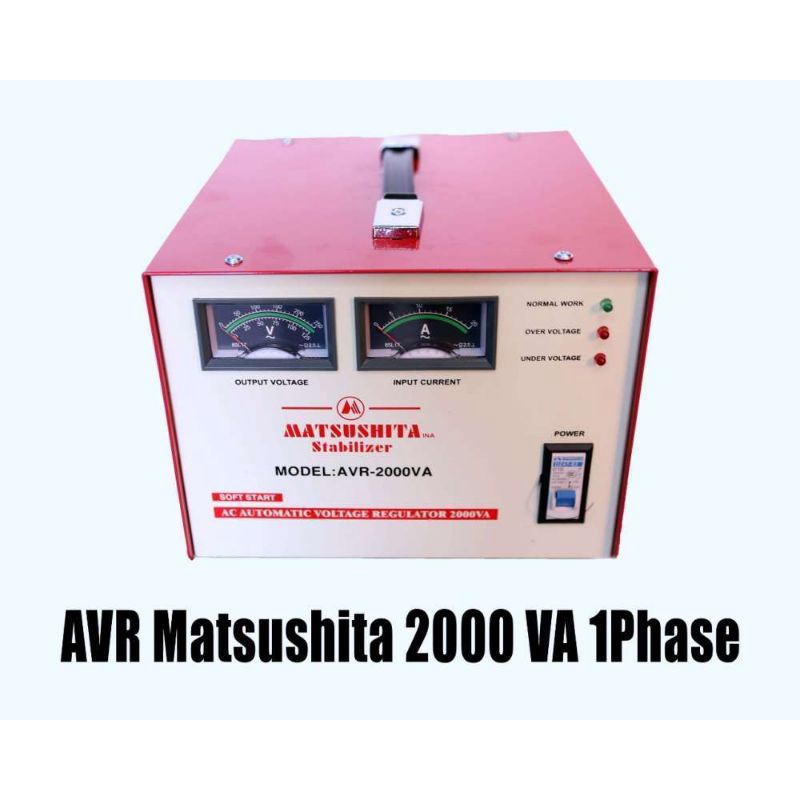 Jual MATSUSHITA STABILIZER AVR 2000 VA PENSTABIL LISTRIK | Shopee Indonesia