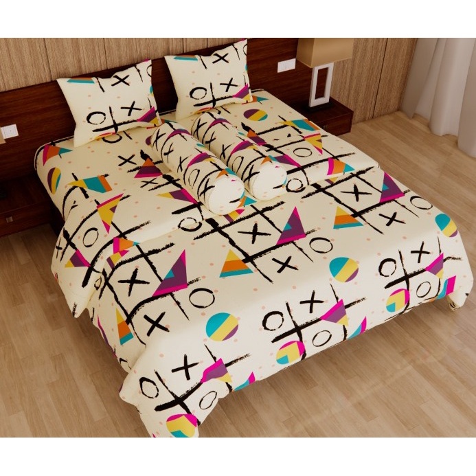 Jual Adela Bedcover Set XOXO T30 - Bed Cover Plus Sprei Kasur Tinggi 30 ...