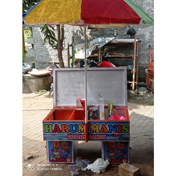 Jual MESIN HARUMANIS GEROBAK / MESIN HARUMANIS TOMBONG MOTOR / MESIN ...