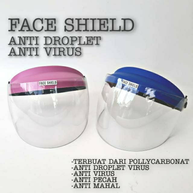 Jual APD Face Shield atau Pelindung Muka cocok untuk fase new normal ...