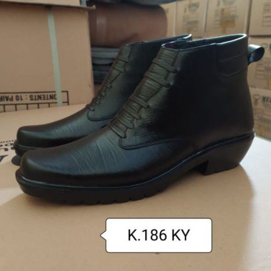 Jual Sepatu kulit pria PDH polri TNI security guard PNS sepatu Kerja ...