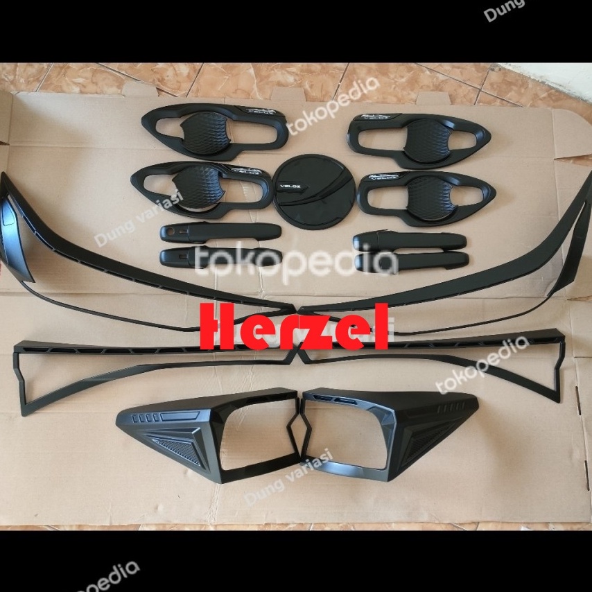 Jual Paket lengkap garnish depan belakang outer handle dan tank cover all new avanza xenia velos ...