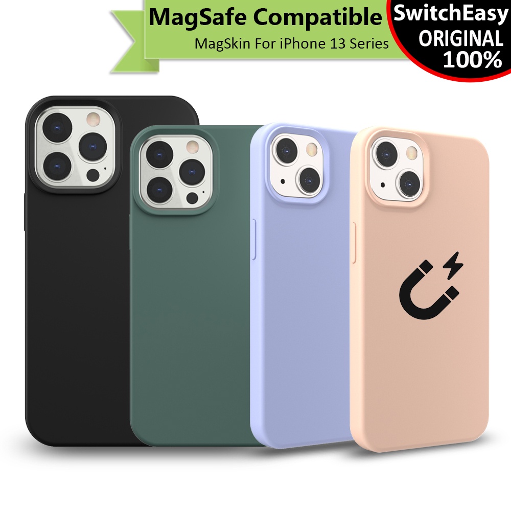 Jual Soft Case iPhone 13 Pro Max Mini SwitchEasy MagSkin MagSafe Casing ...