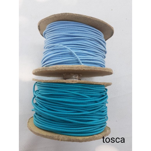 Jual Tali karet bulat 3mm Tali string tali frame tenda Tali elastis ...