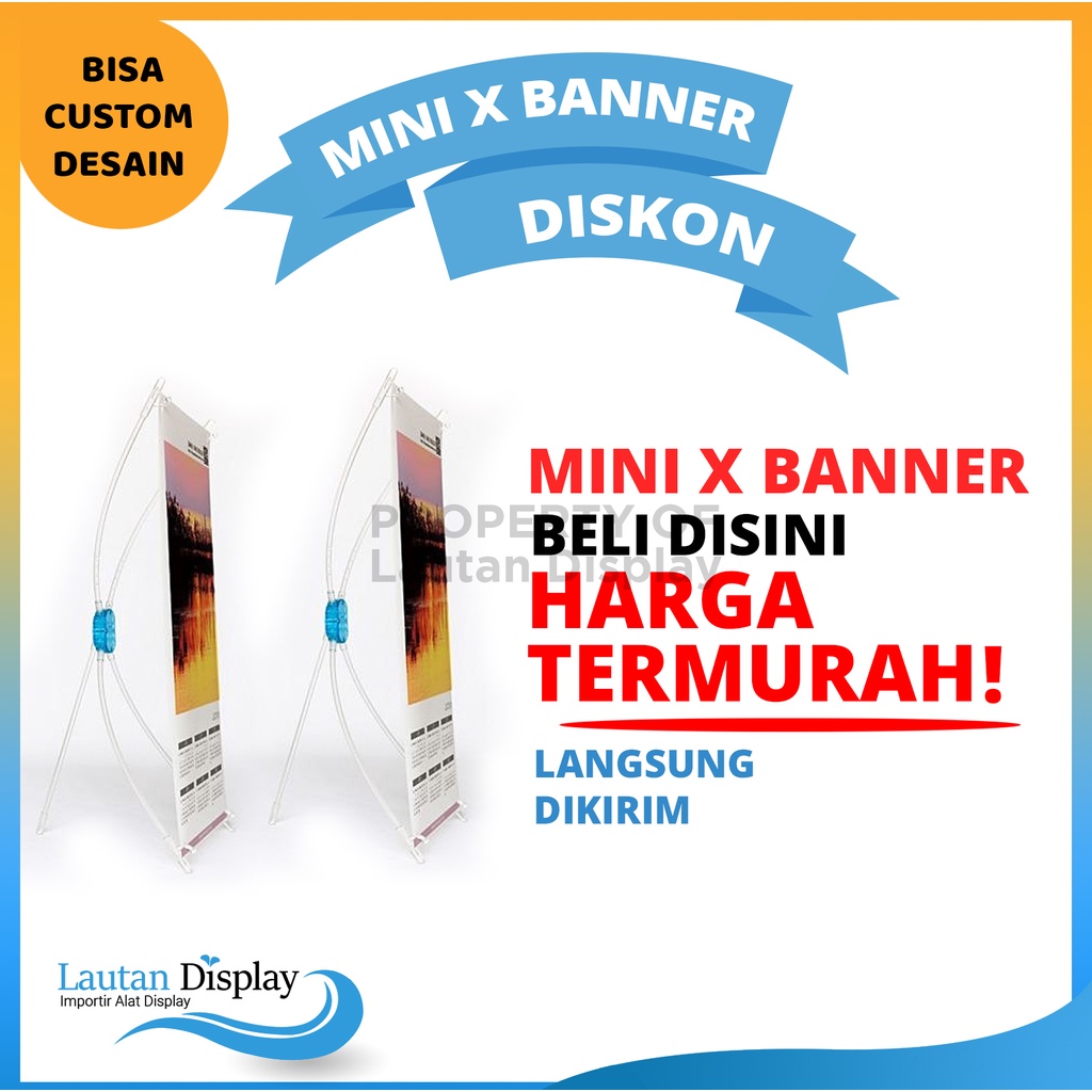 Jual Mini X Banner Ukuran A3 Murah Stand Banner Mini Ukuran A3 dan A4 ...