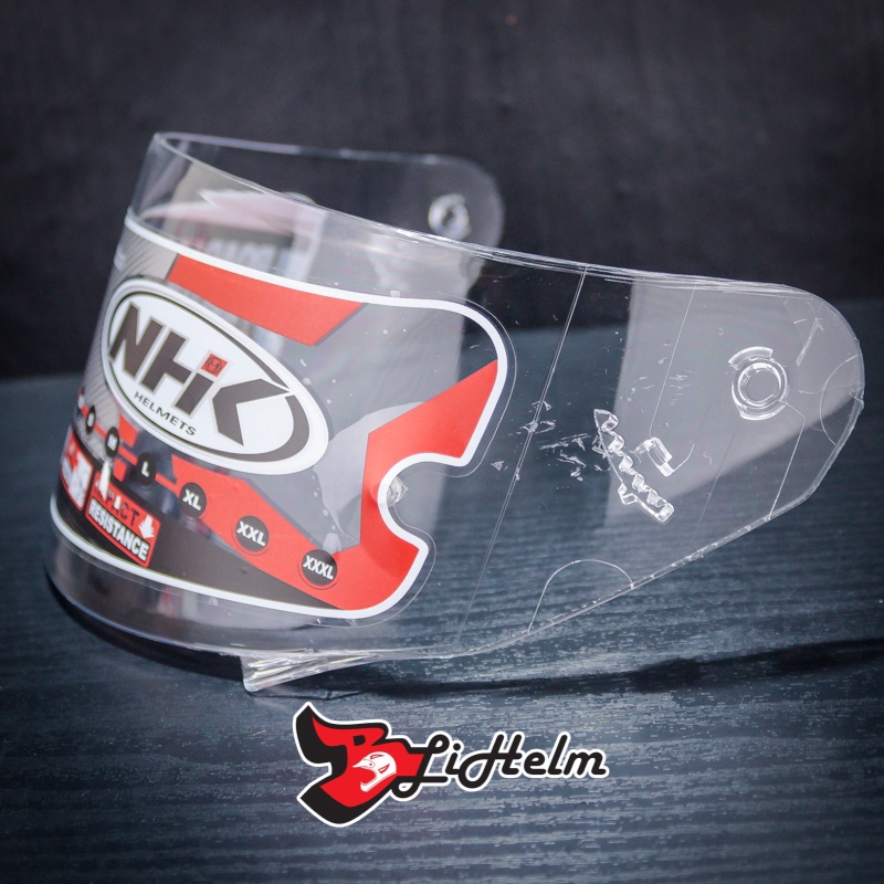 Jual KACA HELM NHK GP1000 GPTECH FLAT VISOR ORIGINAL | VISOR GP 1000 ...