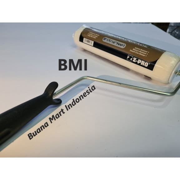 Jual Kuas Roll Zpro 3/16 9Inch | Paint Roller | Kuas Tembok | 9" | Kuas ...