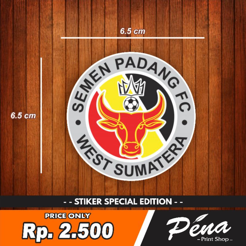 Jual Sticker Stiker Semen Padang Stiker Bola Liga Indonesia | Shopee ...