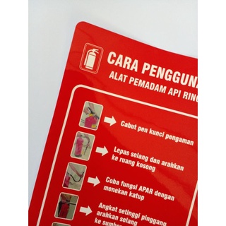 Jual Stiker cara Penggunan Alat Pemadam Api Ringan APAR | Shopee Indonesia