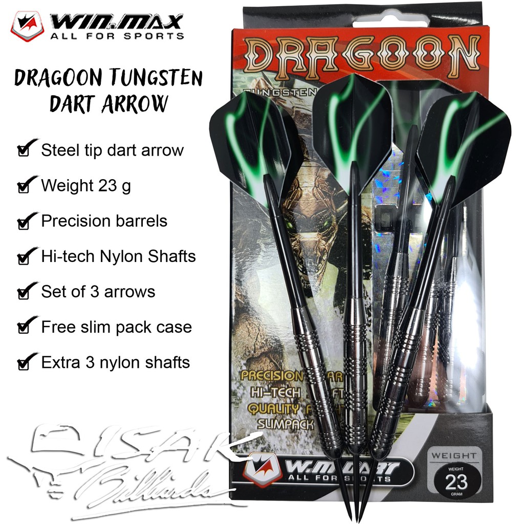 Jual Dart Arrow WinMax Dragoon 23g Set - Panah Jarum Darts Papan ...