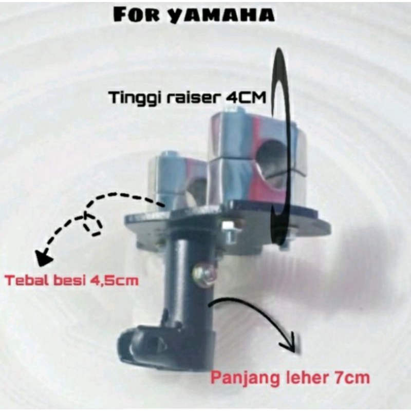 Jual dudukan setir stang motor model batman buat motor bebek dan matik ...