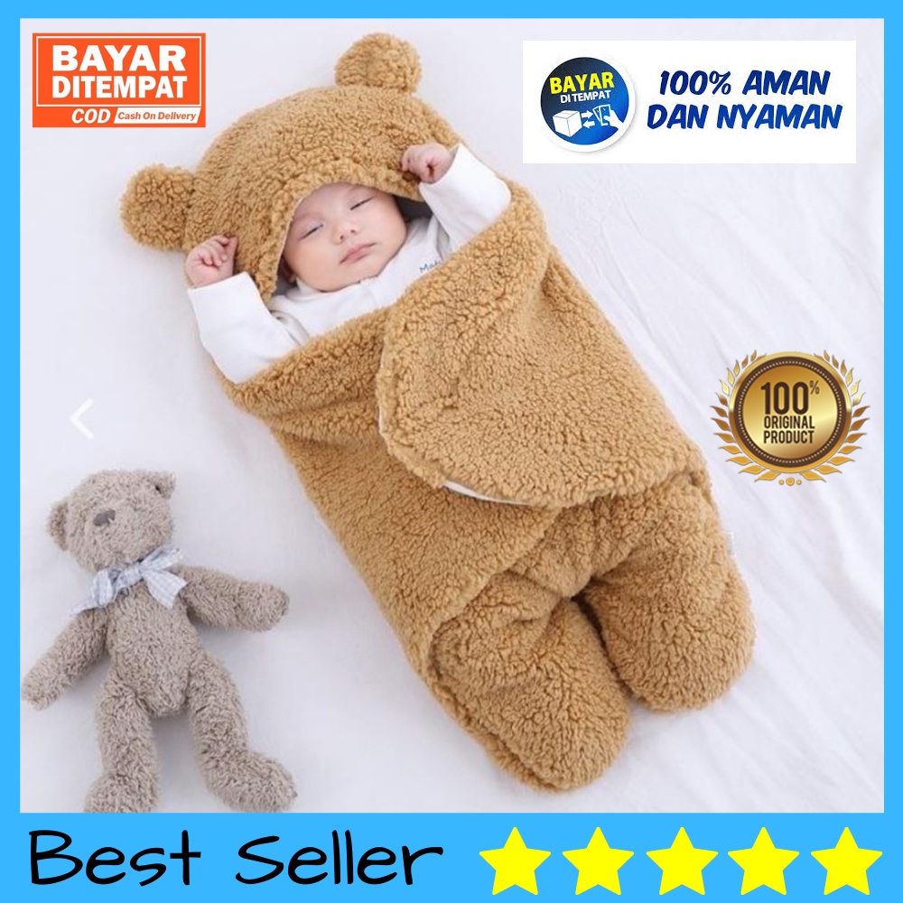 Jual Selimut Bedong Bayi Blanket Instan Karakter Bahan Bulu Korea ...