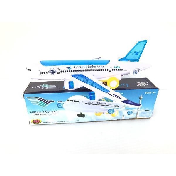 Jual Mainan Anak Pesawat Garuda Indonesia AirBus A380 | Shopee Indonesia