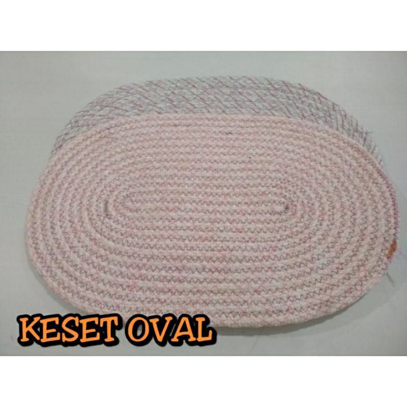 Jual KESET OVAL LAP KAKI TEBAL MURAH DAYA SERAP TINGGI READY SAMARINDA ...