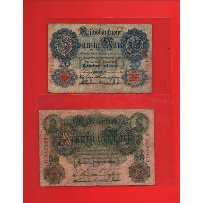 Jual uang kuno jerman tahun 1910 & 1914,50 dan 20 mark | Shopee Indonesia