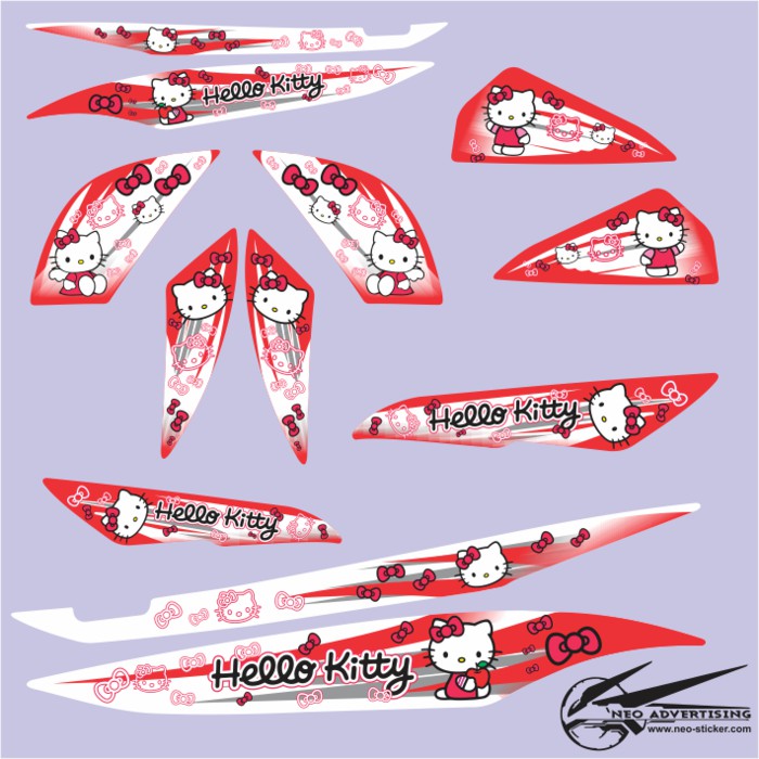 Jual Sticker Mio J Striping Hello Kitty | Shopee Indonesia