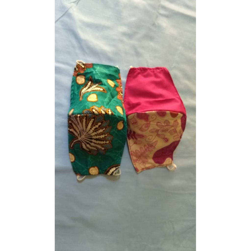 Jual Masker Kain Motif Batik Model 003 Cegah Virus, Debu dan Bakteri ...