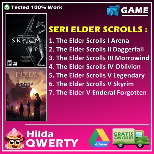 Jual The Elder Scrolls Game Paket Lengkap SEMUA SERI untuk PC Laptop | Shopee Indonesia