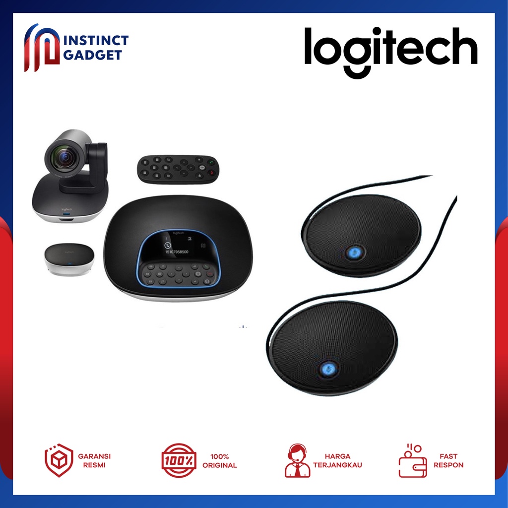 Jual VC Logitech Group dan Mic Expansion [BUNDLING] | Shopee Indonesia