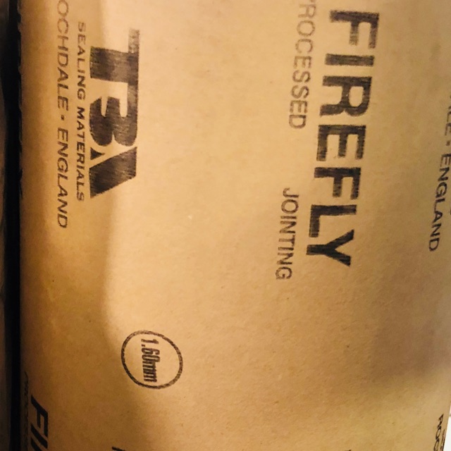Jual Firefly TBA 1.6mm Packing Gasket Flange Paking Kertas Paper blok ...