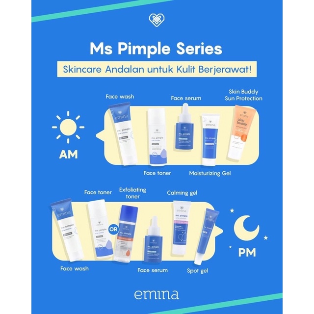 Jual [HARGA PAKET] Emina Ms Pimple Series | Shopee Indonesia