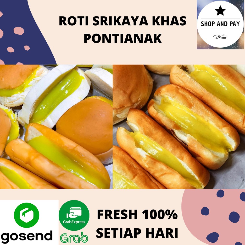Jual Roti Kaya Srikaya Khas Pontianak | KHUSUS GOJEK GRAB | Shopee ...
