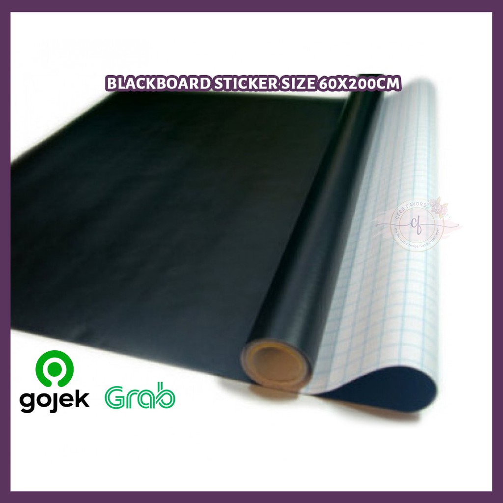Jual Stiker Papan Tulis Blackboard Sticker Size 60X150Cm | Shopee Indonesia