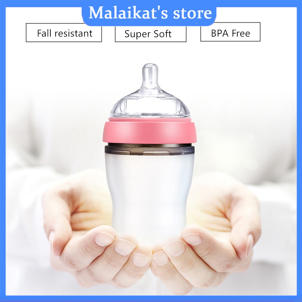 Jual Botol Silikon Bayi / PIKO BELLO Botol susu Silikon Bayi Botol susu silikon / Leher lebar ...
