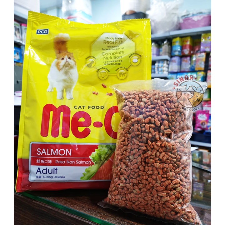 Jual Me-O Salmon 500GR Repack Adult Cat Food Makanan Kucing MEO ME O ...