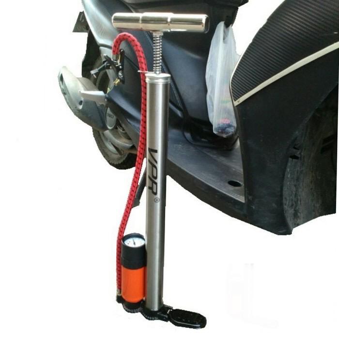 Jual POMPA BAN SEPEDA MOTOR MOBIL BOLA MODEL TABUNG METER MANUAL ...
