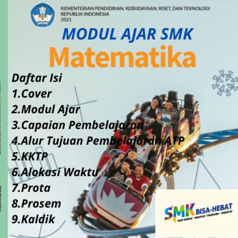 Jual Modul Ajar MATEMATIKA SMK X Kurikulum Merdeka/Pusat Keunggulan ...