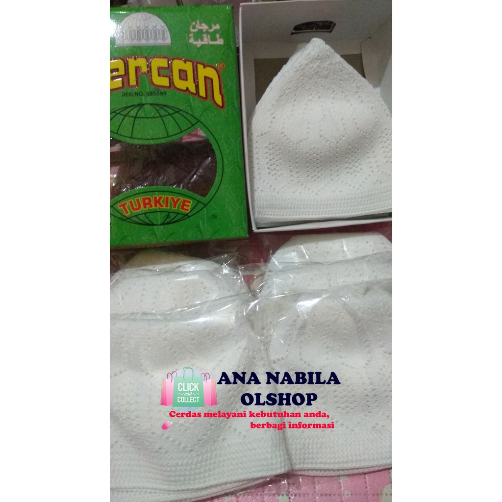 Jual peci muslim Peci Rajut Mercan Original Made in Turkiye | Shopee ...