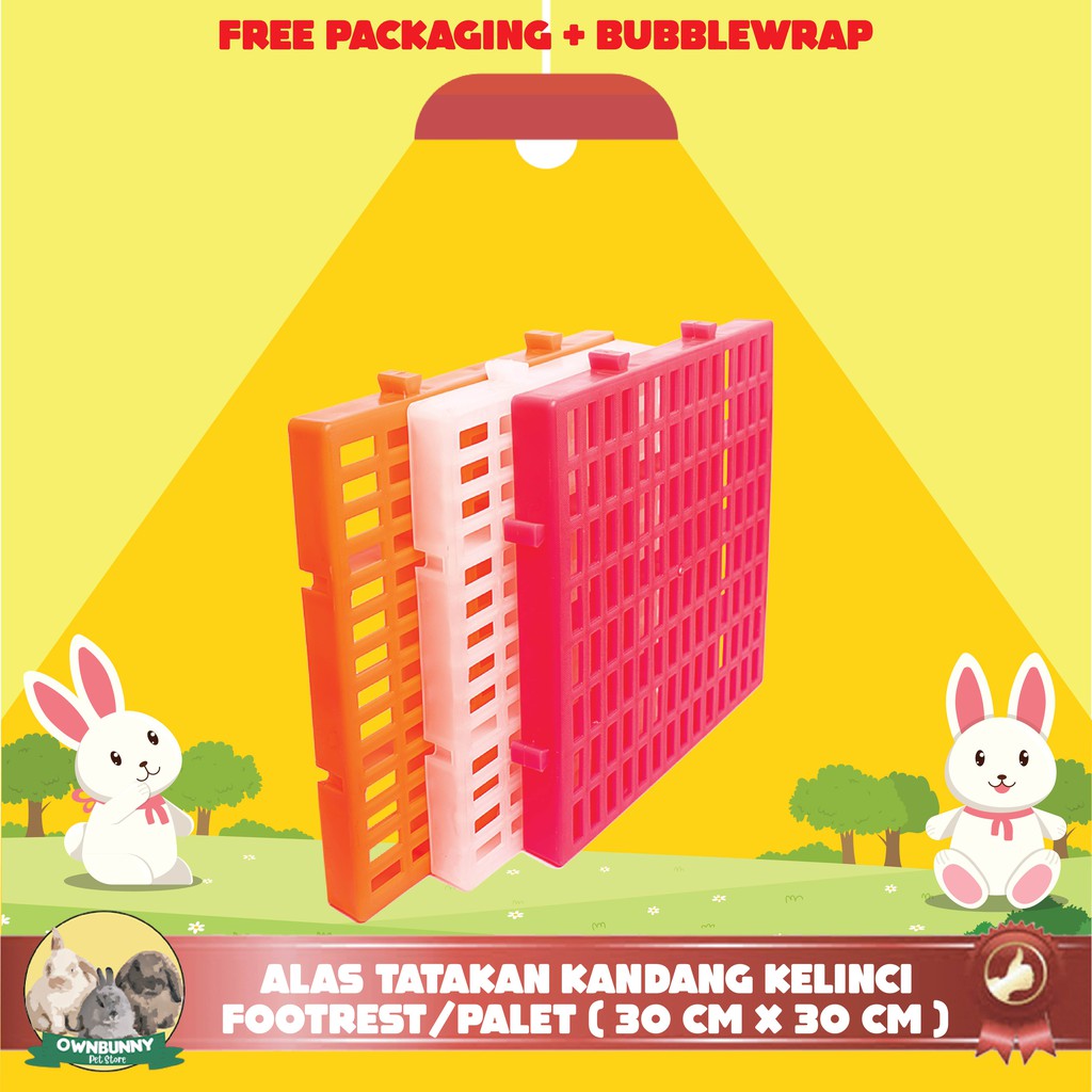 Jual ALAS TATAKAN KANDANG KELINCI (FOOTREST) / PALET | Shopee Indonesia