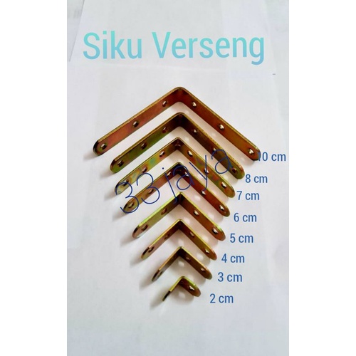 Jual Siku Verseng Sudut L Rak 2cm 3cm 4cm 5cm 6cm 7cm 8cm Tebal 9 cm ...